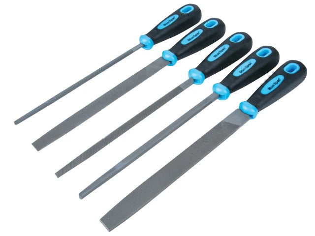 Soft Grip Handled File Set, 5 Piece | Bluespot Tools — SBT Ltd.