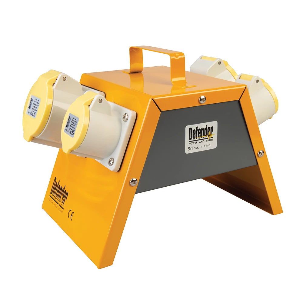 110v Splitter Box 2 x 16A / 2 x 32A | Defender — SBT Ltd.