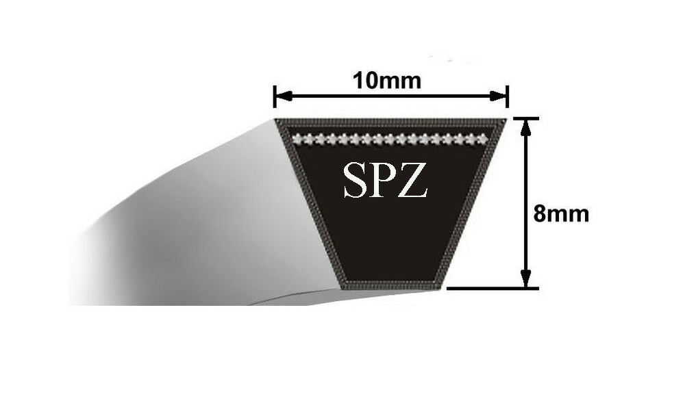 SPZ1637 Wedgebelt | Z Section Belt — SBT Ltd.